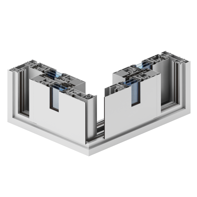 Ultraglide - angular solution 90° - Aluzy